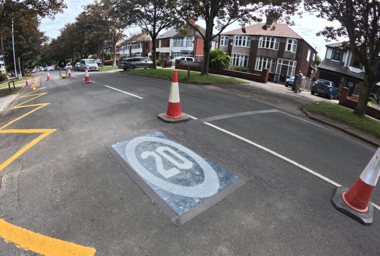 McCann installs Liverpool’s enhanced pedestrian crossing